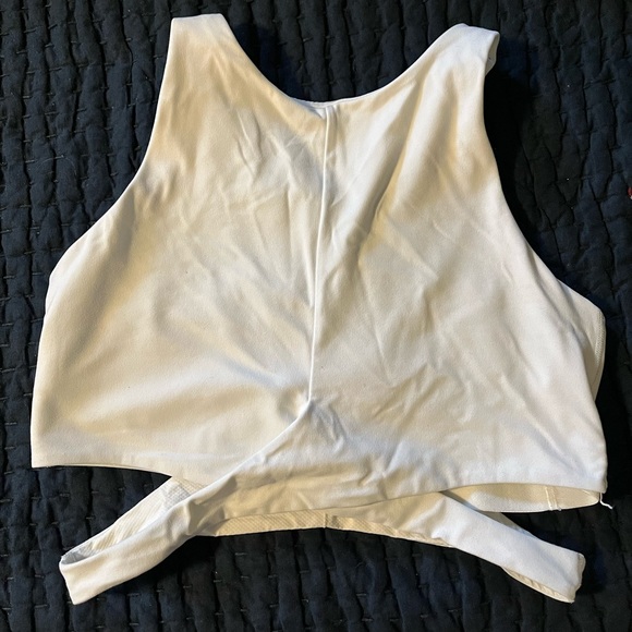 Athleta | Tops | Conscious Crop Cut Out Bra | Poshmark